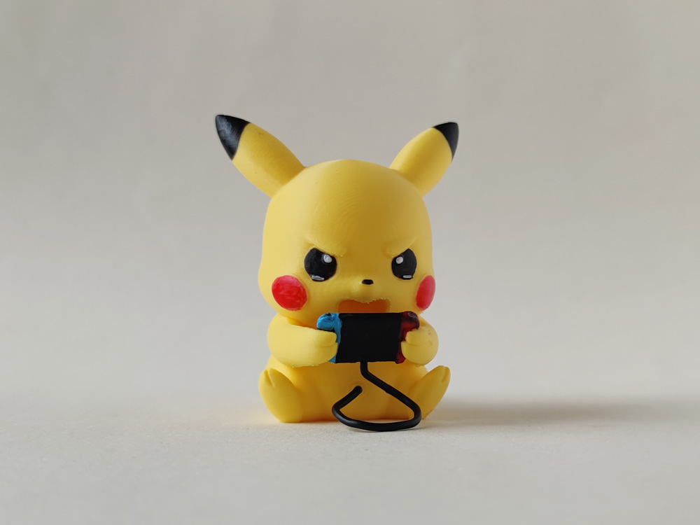 Pikachu playing games by TiNiY MakerWorld: Download Free 3D Models