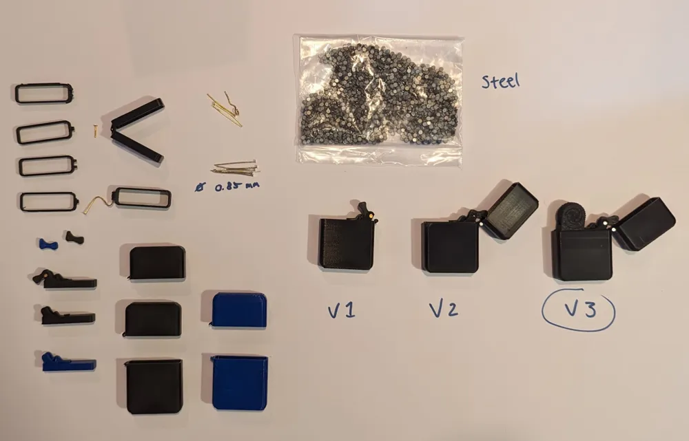 Satisfying Clicking Zippo Toy by DesignDaan - MakerWorld