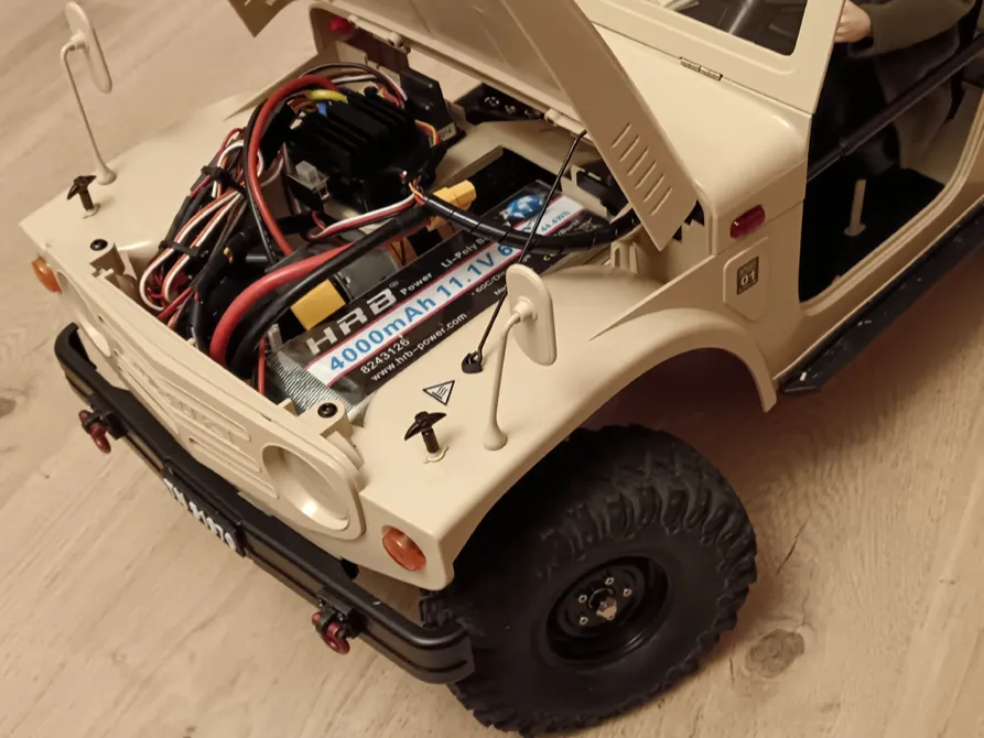 FMS SUZUKI JIMNY LJ10 HOOD ROD LOCK RC - Free 3D Print Model - MakerWorld