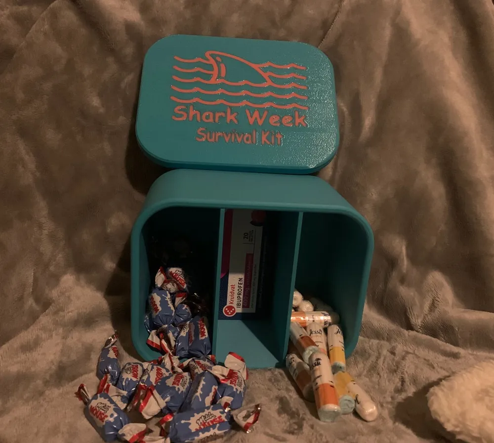 Shark week box by Valkyrie Forge - MakerWorld