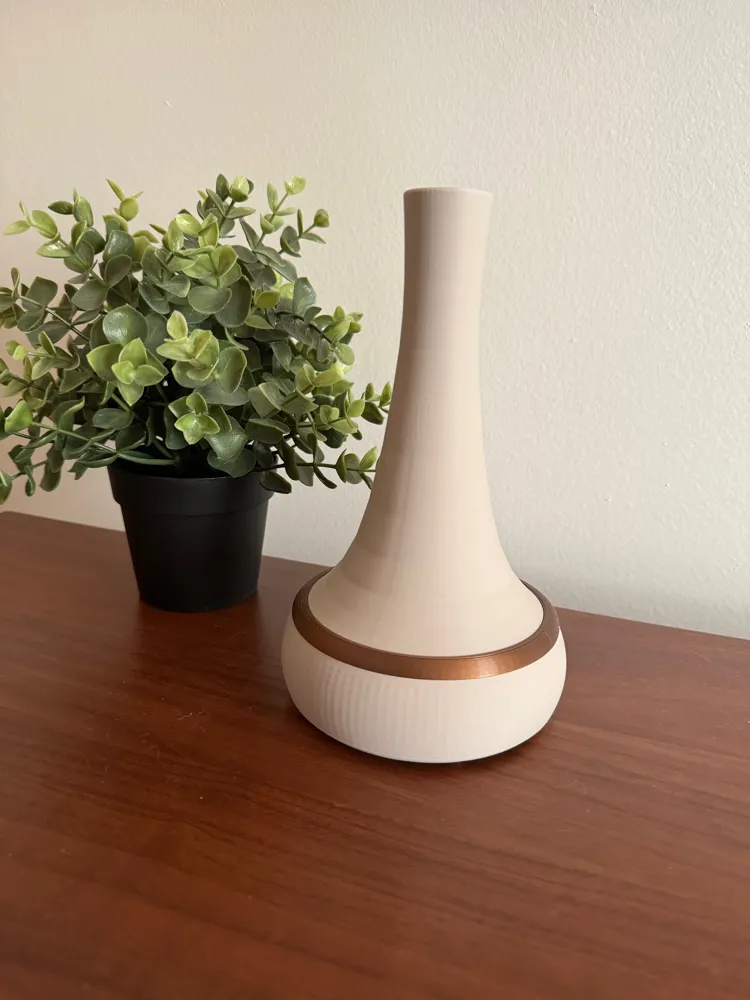 Mid Century Modern Decorative Vase by Justin MakerWorld: Download Free 3D Models