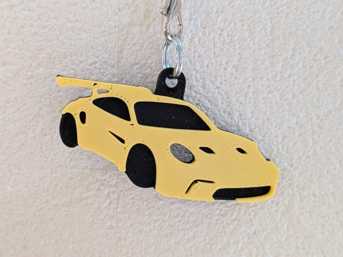 Porsche keychain - Free 3D Print Model - MakerWorld