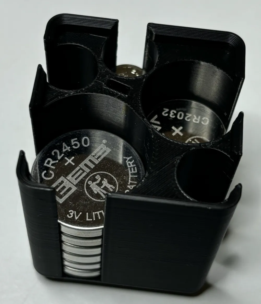 Gridfinity Battery-Staple: 1x24xx, 1x20xx, 3xLR44 Remixed by dcbo ...