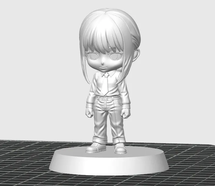 Makima Chainsaw Man chibi - Free 3D Print Model - MakerWorld