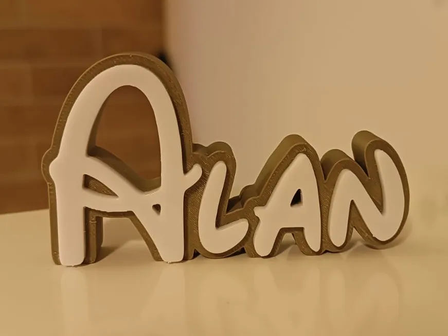 Alan Disney Name Sign Decorate Room child Birthday by Fabbiotto ...