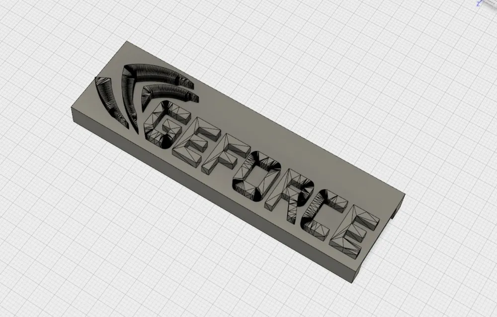 Geforce Logo with Led chamber by Ryxxi_makes - MakerWorld