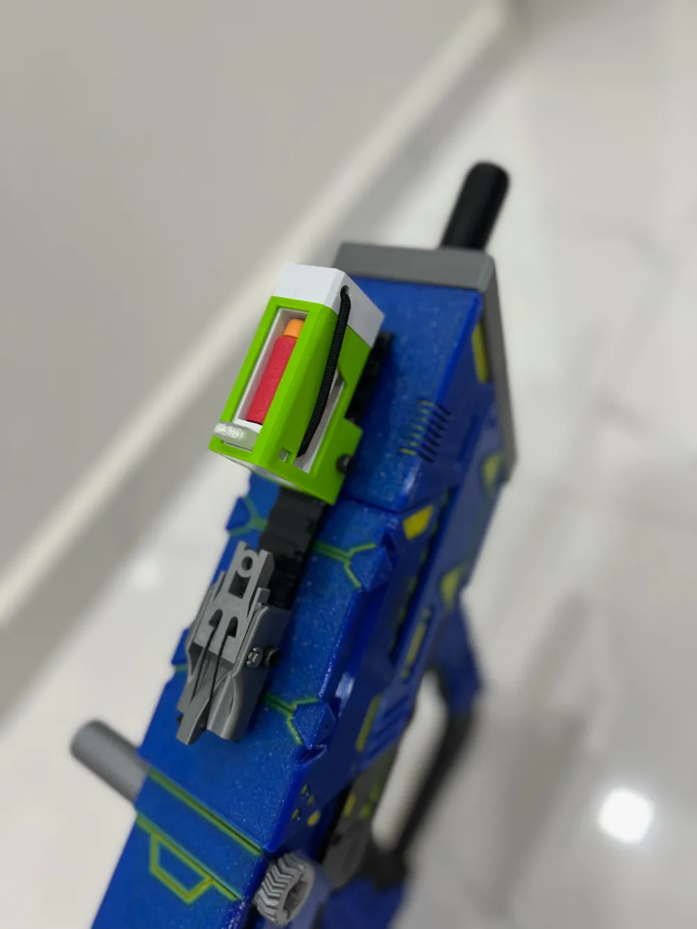 Mini Key Nerf Stringer Foam Dart Blaster por ZakoJaz - MakerWorld