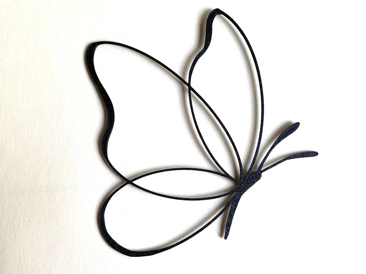Minimalist butterfly - Free 3D Print Model - MakerWorld