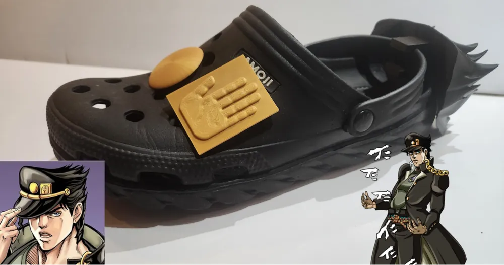 Jotaro Kujo's Hat Croc Charms / Jibbitz Jojo JJBA - Free 3D Print Model ...