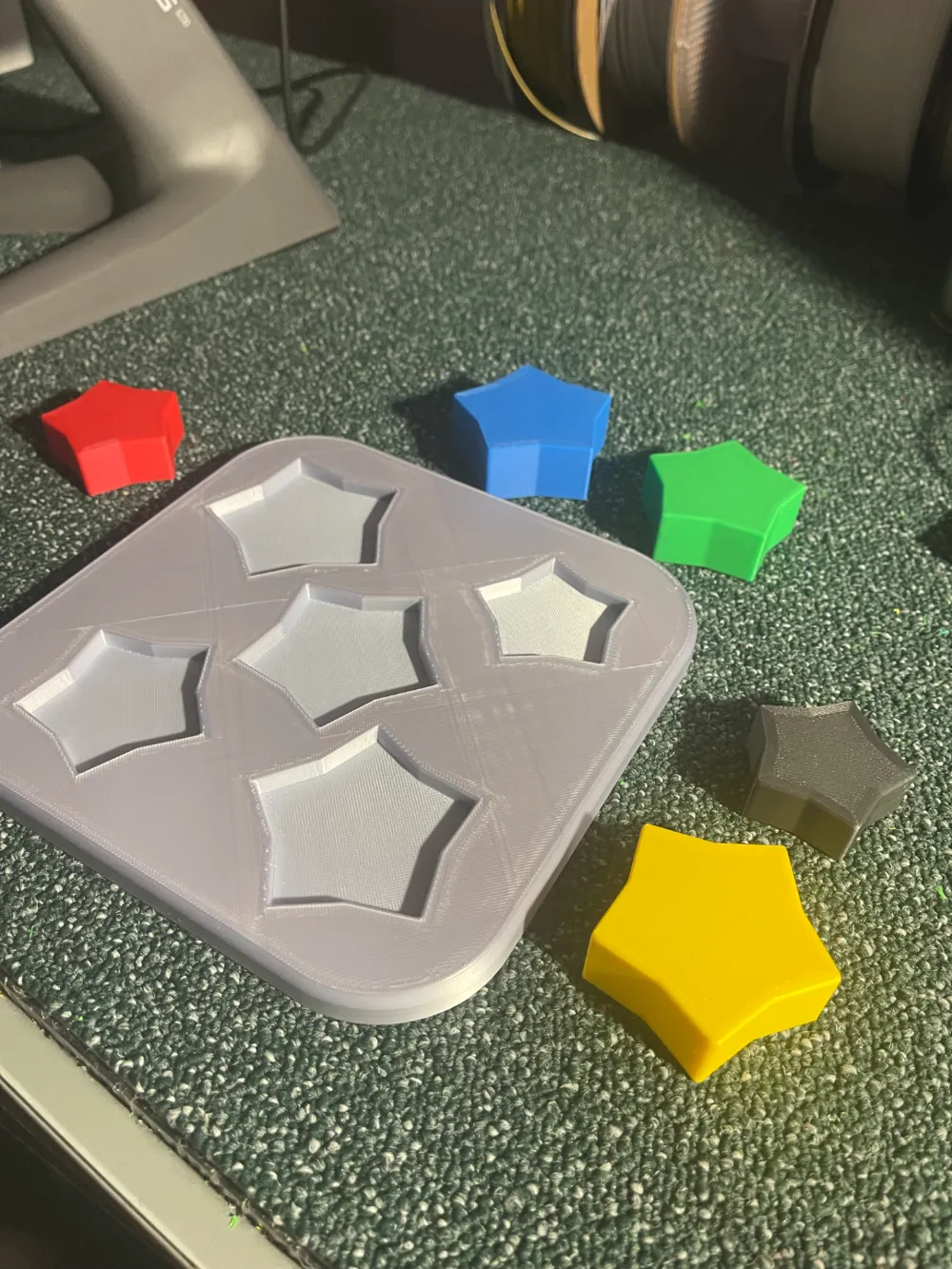 Puzzle (insertion) for toddlers - STARS by intommy - MakerWorld