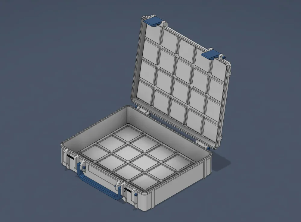 Rugged Gridfinity Case (5x4) - Free 3D Print Model - MakerWorld