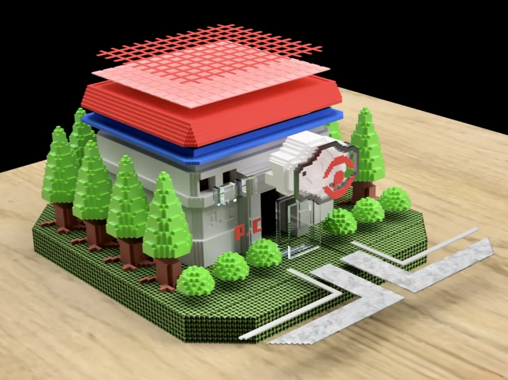 Pokemon Center – Supportless and NO AMS Needed by Nostalgic 3D ...