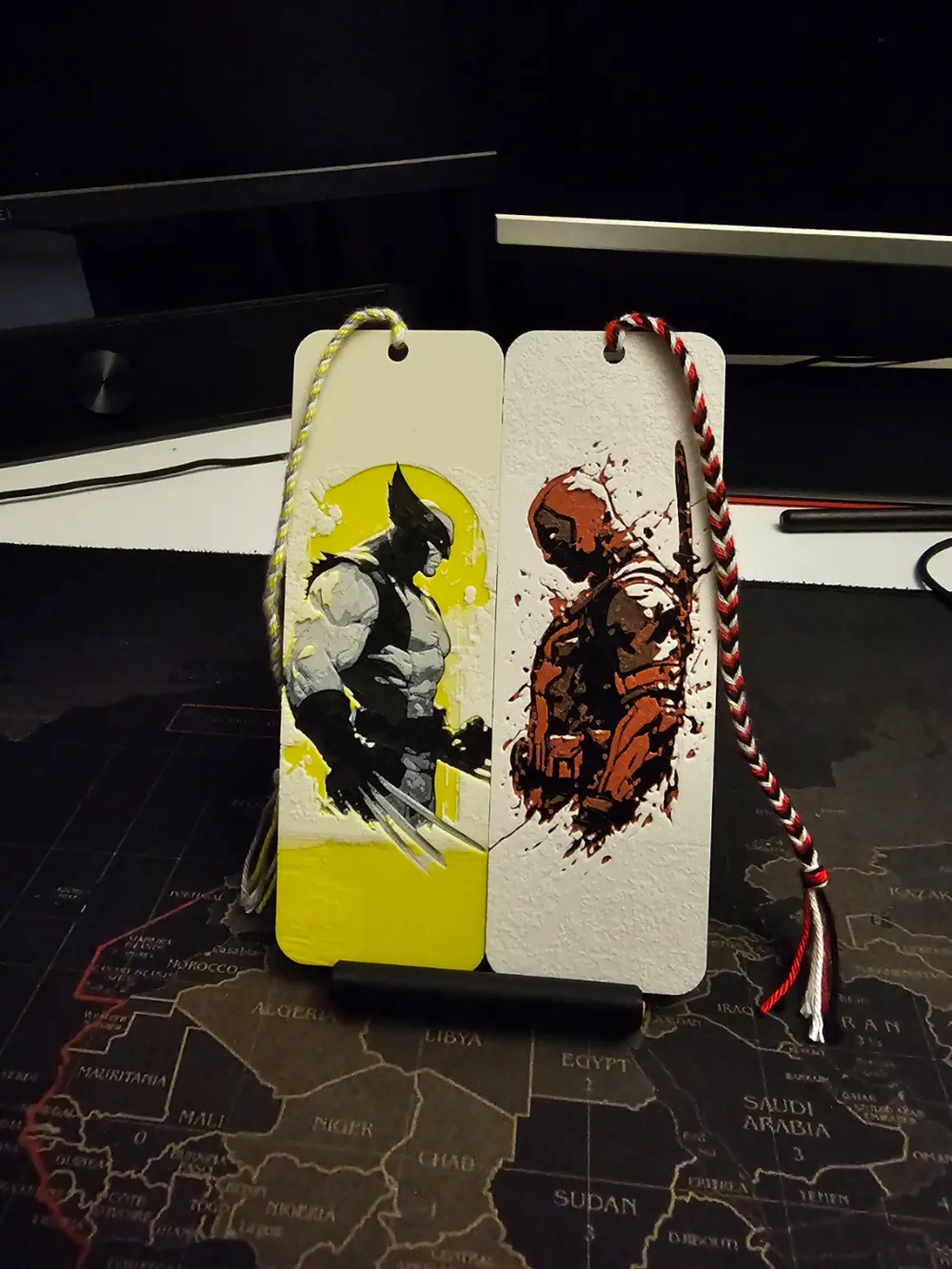 Deadpool/Wolverine Bookmark Collection - Hueforge by Think3D - MakerWorld