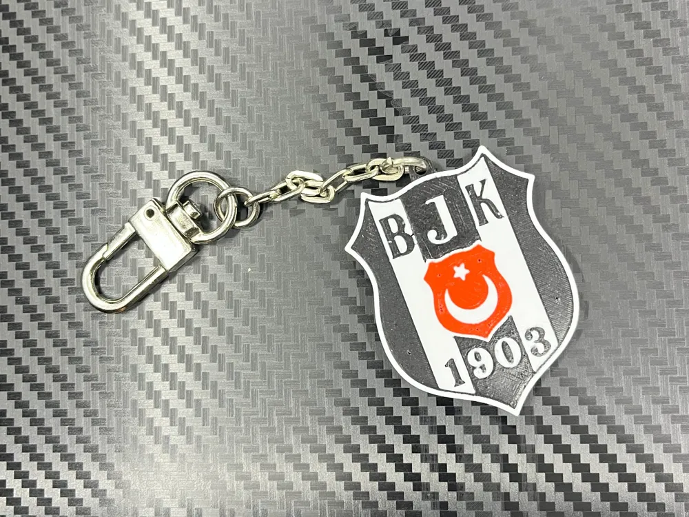 BEŞİKTAŞ / Besiktas Istanbul keychain by Exo_Tom - MakerWorld