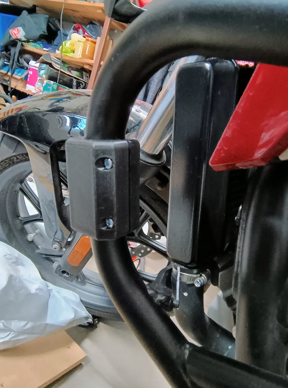 Motorcycle slider for crash bars by Kickr MakerWorld: Download Free 3D ...
