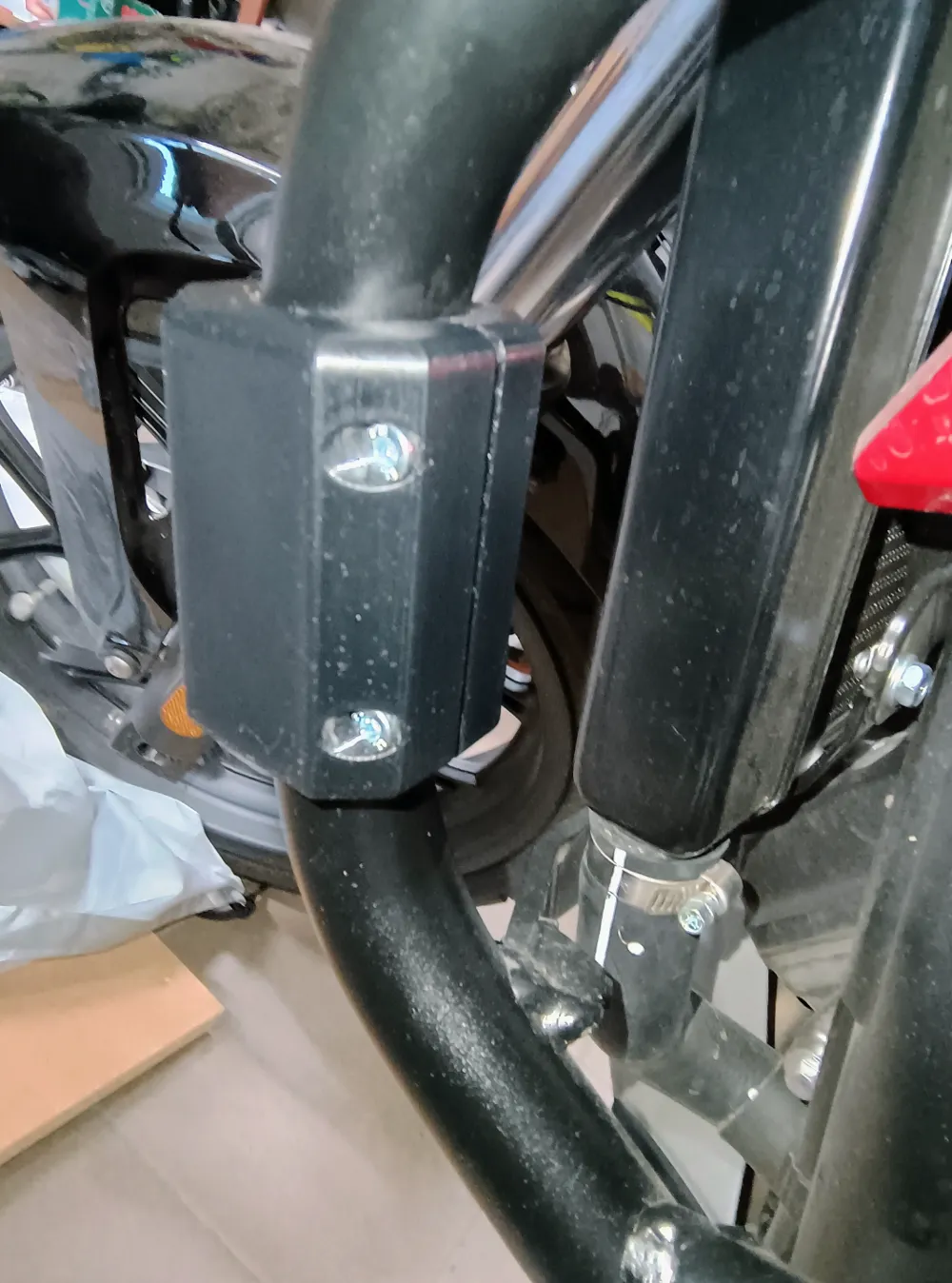 Motorcycle slider for crash bars by Kickr MakerWorld: Download Free 3D ...