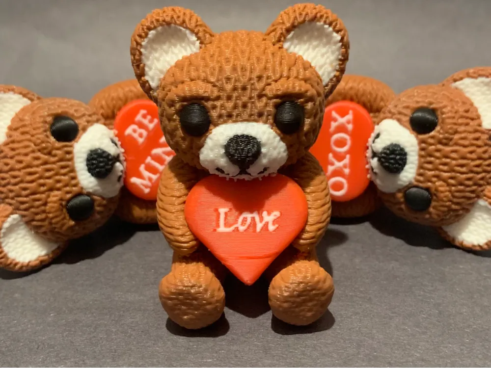 Valentine's Day Teddy Bear by MrMoon - MakerWorld