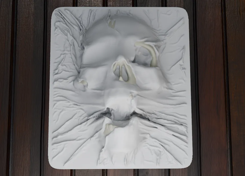 Scary skeleton, skull decoration by BumLab3D MakerWorld: Download Free ...