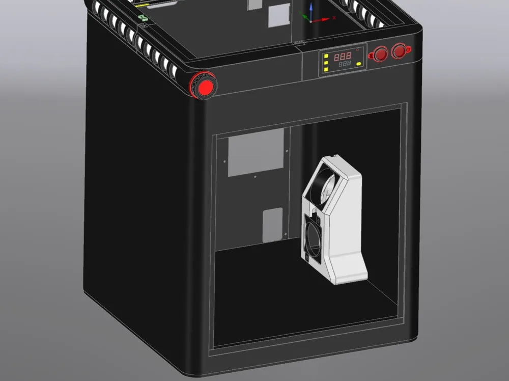 Riser + Ventilation + LED + Switch at the front + Build Chamber Heating ...