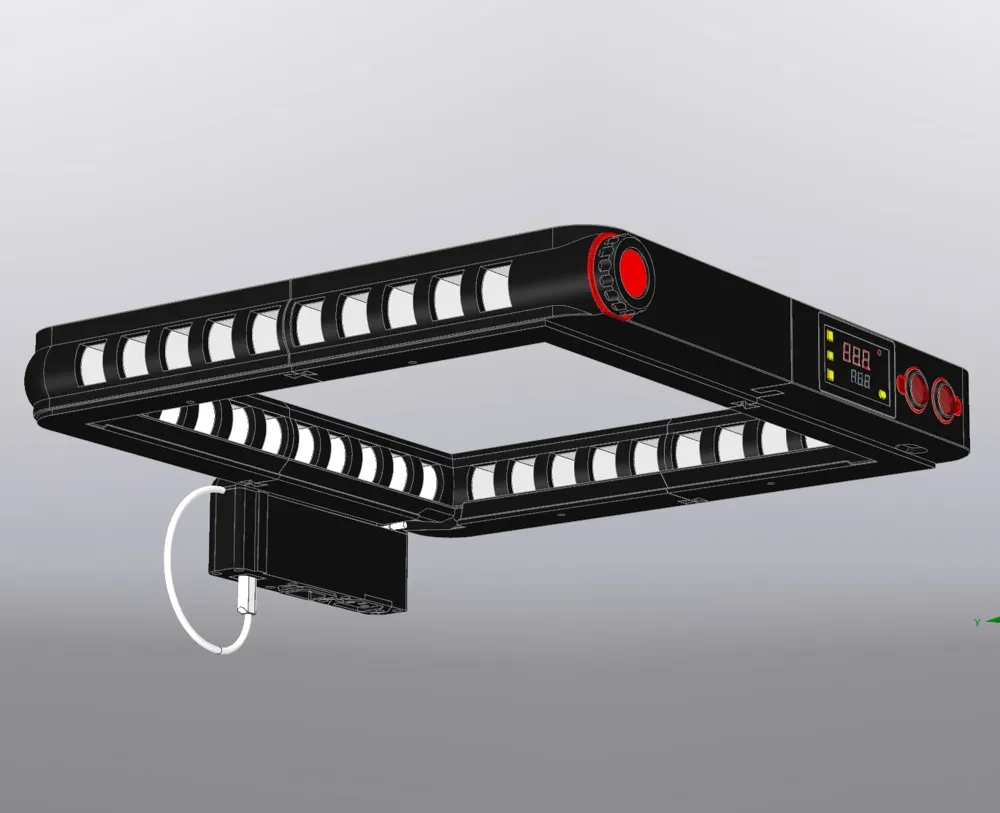 Riser + Ventilation + LED + Switch at the front + Build Chamber Heating ...