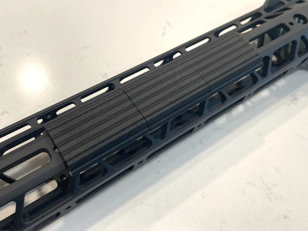 (Snap In) M-LOK Rail Covers Ridges Grip by Print Locker - MakerWorld