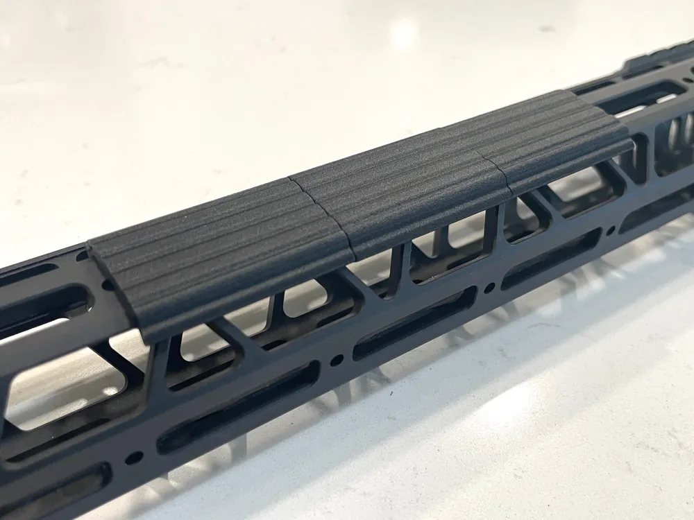 (Snap In) M-LOK Rail Covers Ridges Grip by Print Locker - MakerWorld