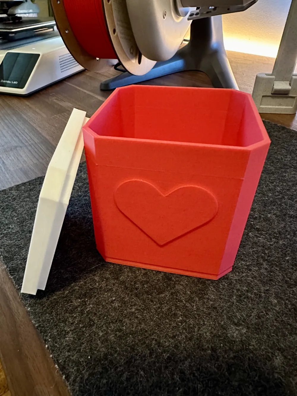 Simple Heart Box/Container by Tymotion - MakerWorld