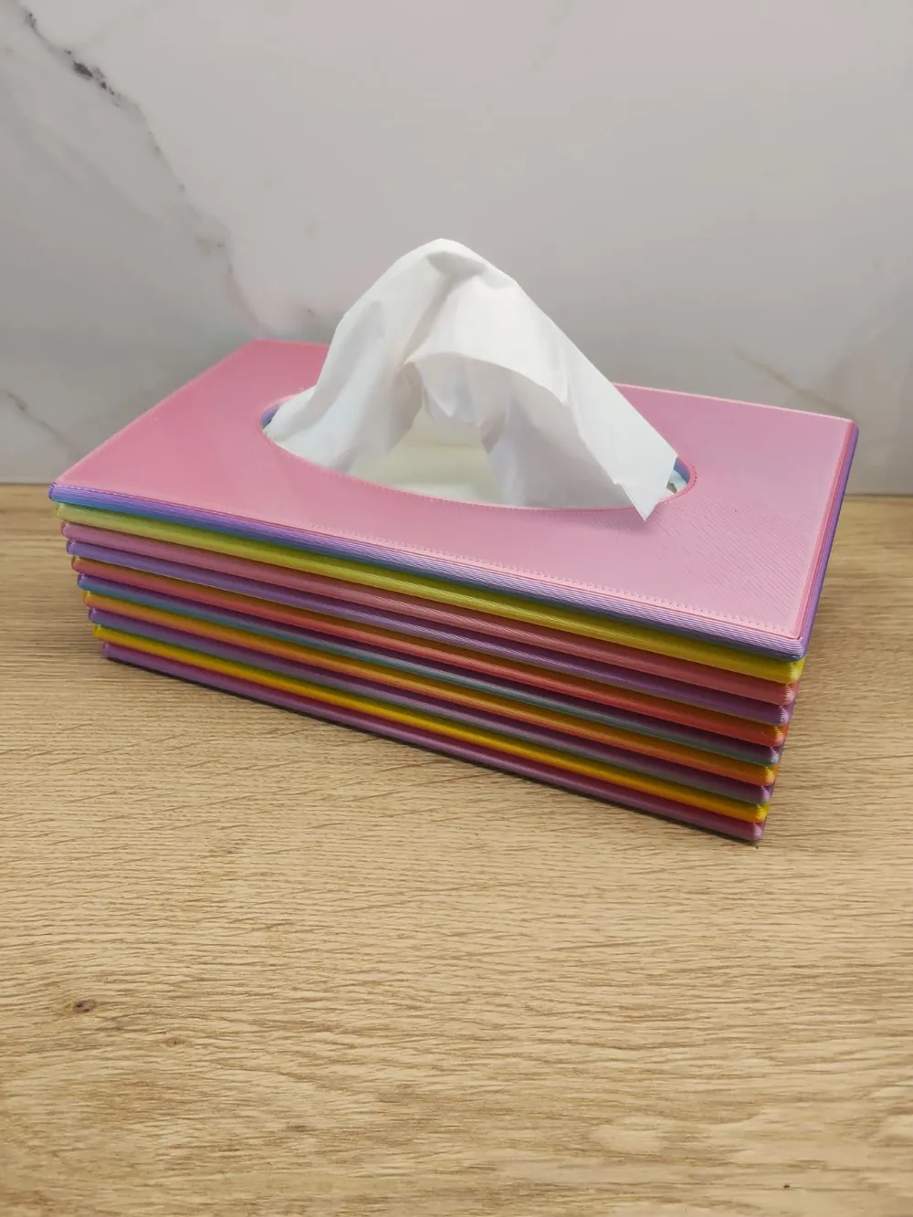 Tissue box - round sides - Free 3D Print Model - MakerWorld