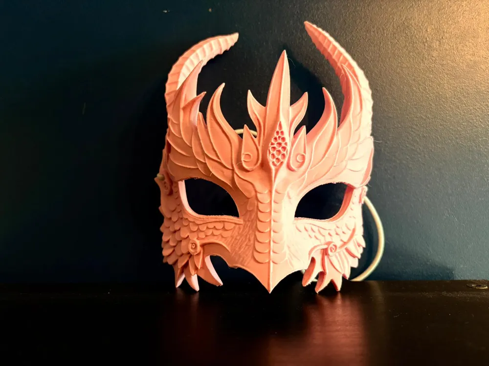 Dragon mask - Free 3D Print Model - MakerWorld