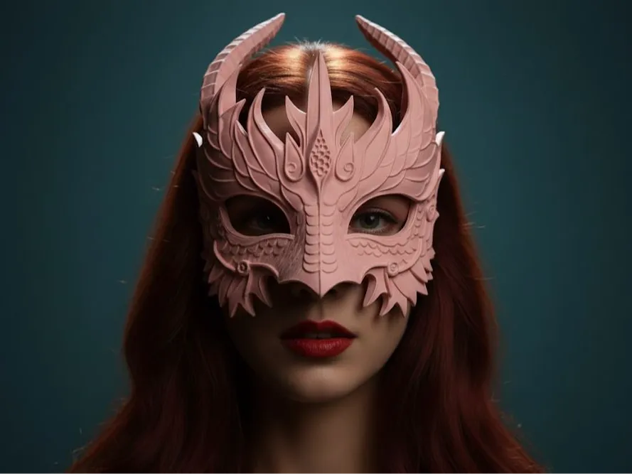 Dragon mask - Free 3D Print Model - MakerWorld