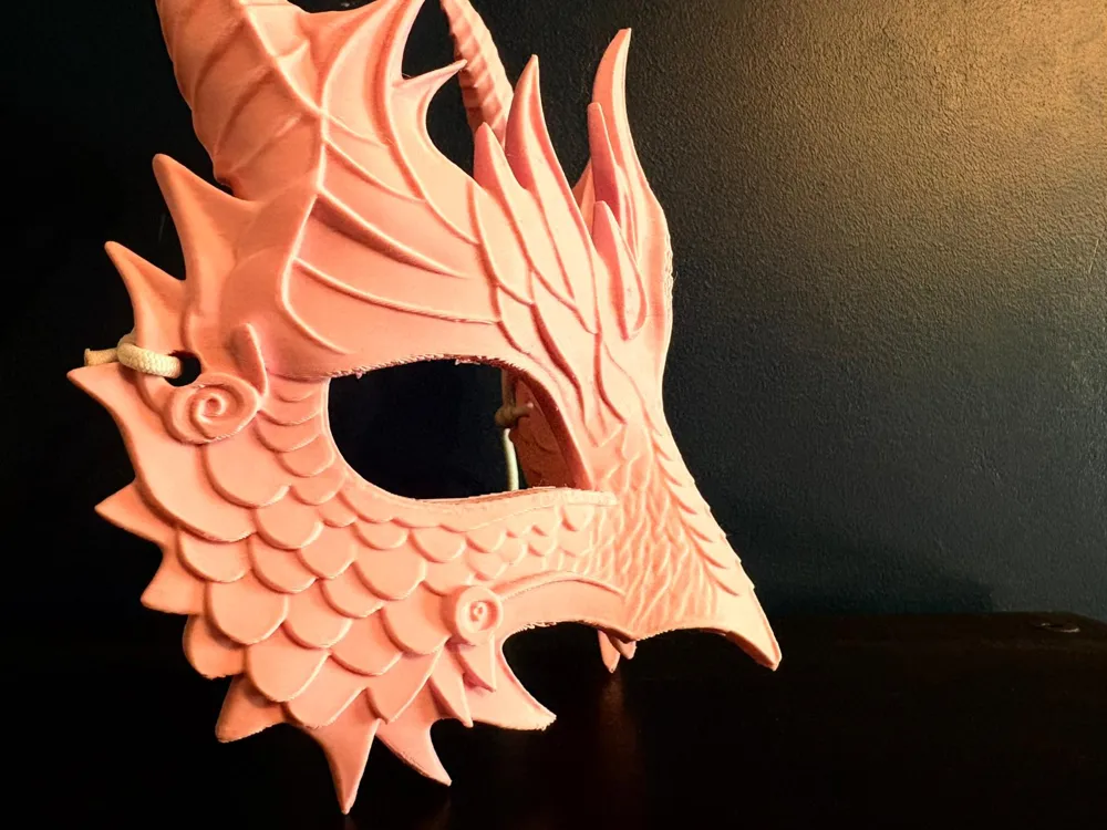 Dragon mask by BondFire MakerWorld: Download Free 3D Models