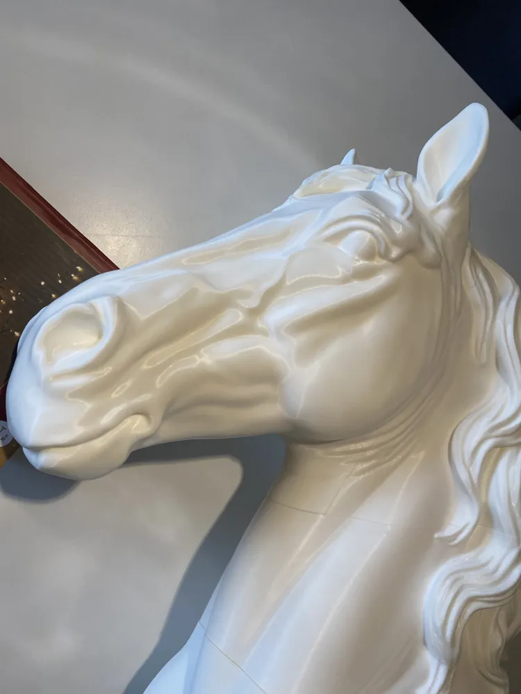 Majestic Horse Head Wall Mount Sculpture - Free 3D Print Model - MakerWorld