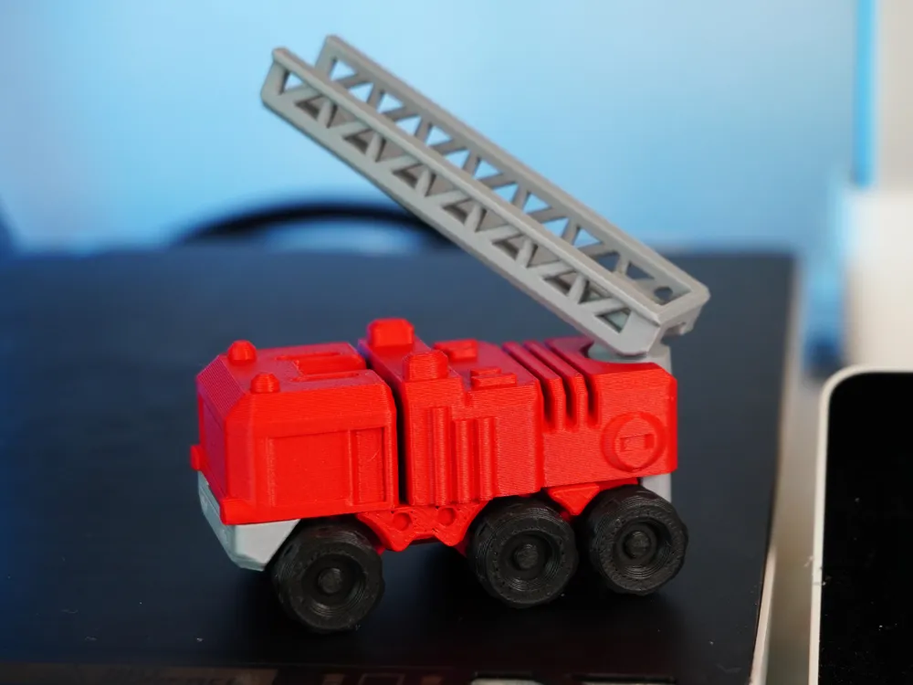 All Terrain Firetruck - Model Kit - Free 3D Print Model - MakerWorld