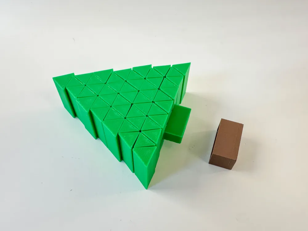 Pixel Tree Fidget by 3DPmom MakerWorld: Download Free 3D Models