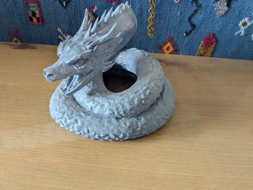 Sea serpent water fountain sculpture for ponds by spencermann ...