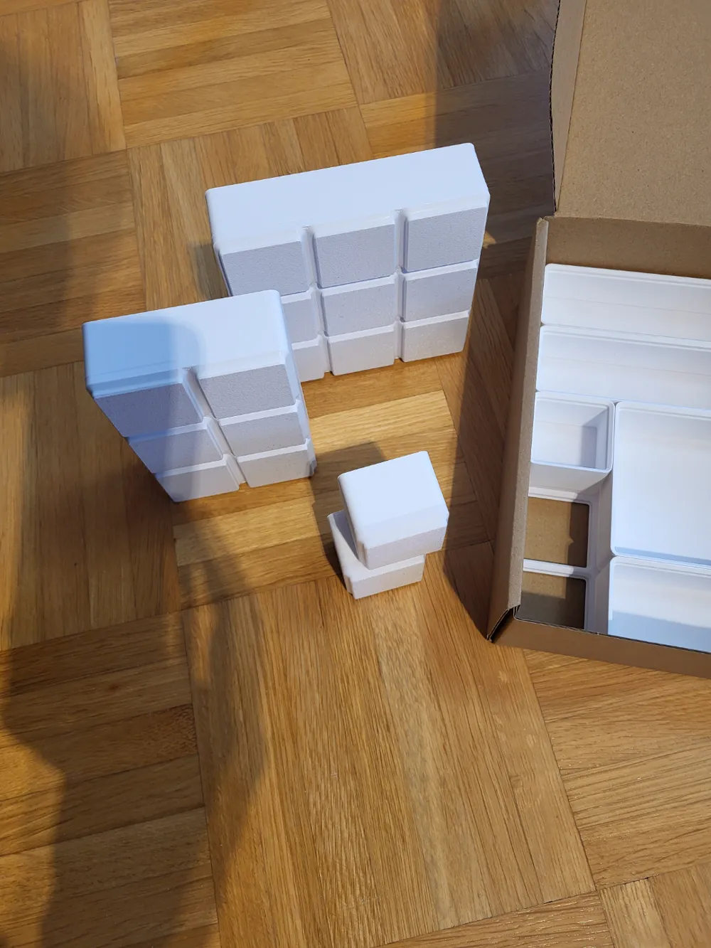 Modular trays for filament box - gridfinity style Remixed by MiBoPrint MakerWorld: Download Free ...