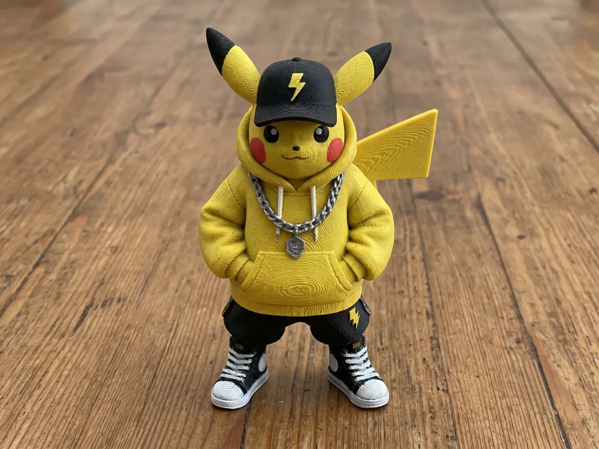 Pikachu Urban Figure | Pokemon - Free 3D Print Model - MakerWorld