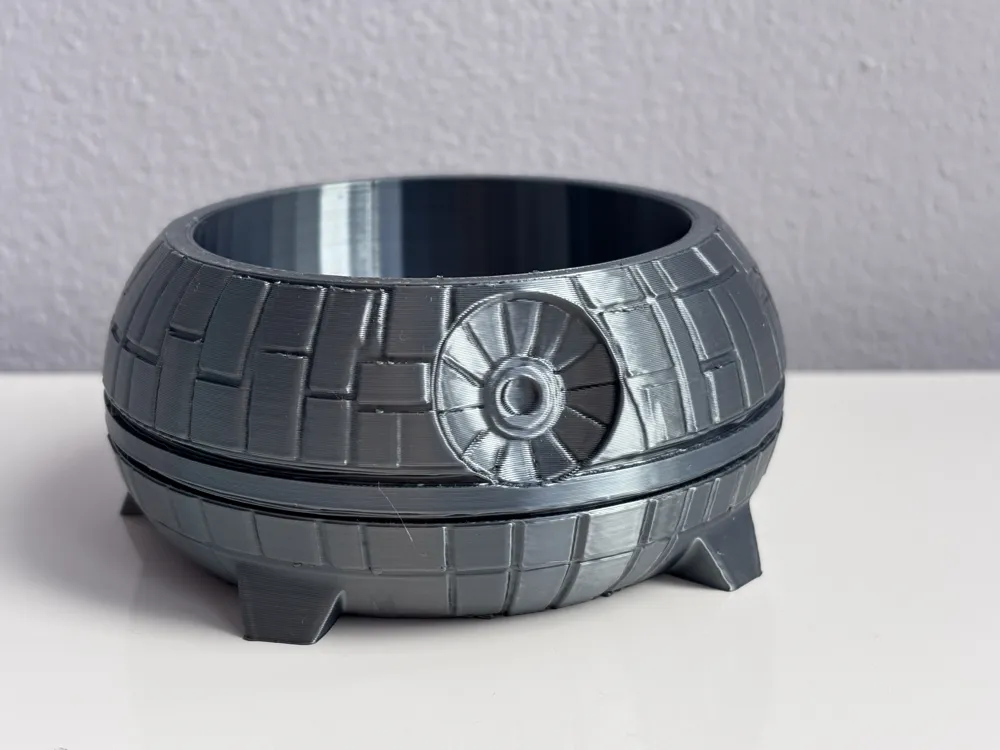 Aged Death Star Desk Organizer / Storage Bowl - Free 3D Print Model ...