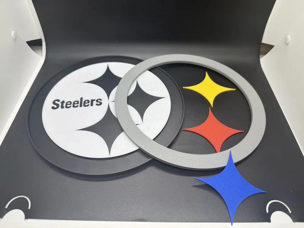 Steelers Logo 3D Wall Decor – NoAMS by ruBBeLdieKaTz MakerWorld ...