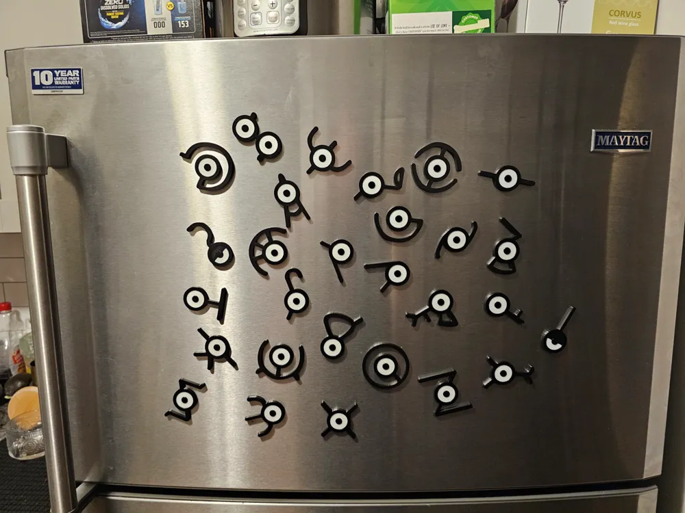 Unknown Fridge Magnets by 3D6 Designs - MakerWorld