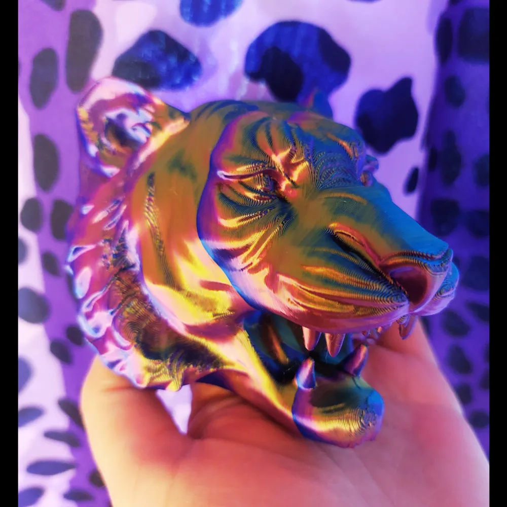 Magic Tiger – Décoration Murale (Prête à Accrocher) - Modèle d ...
