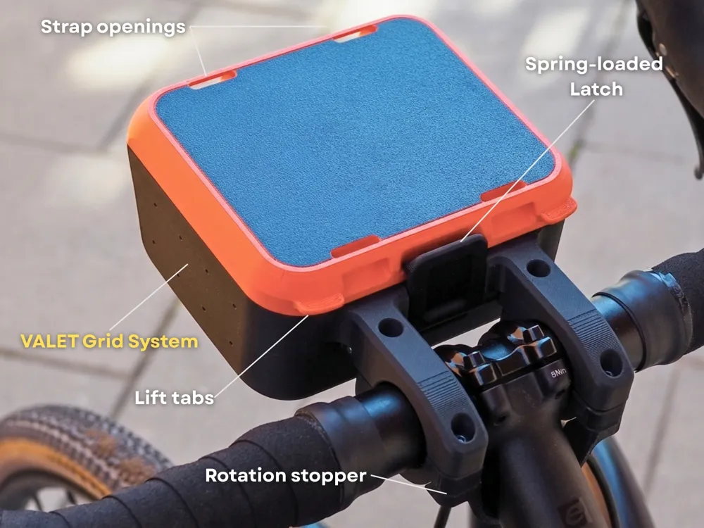 VALET Handlebar Box – SMALL - Free 3D Print Model - MakerWorld