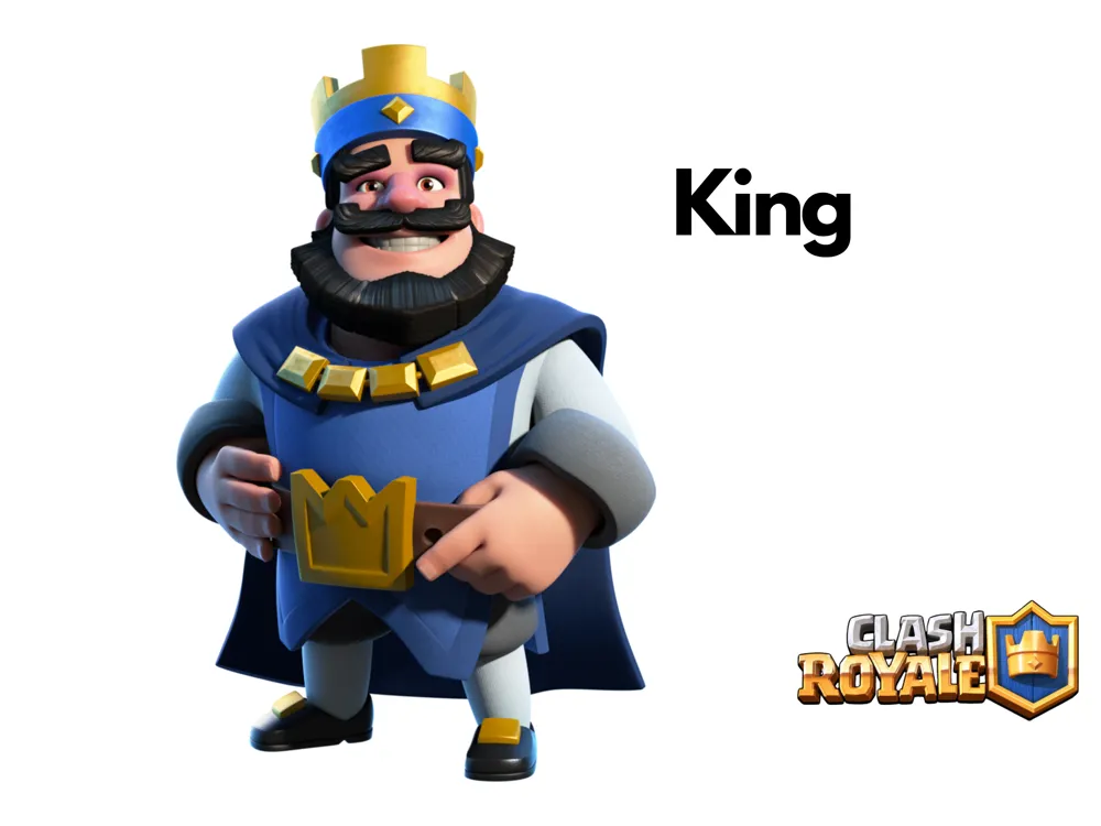 Clash Royale: King by FireDragon3D MakerWorld: Download Free 3D Models