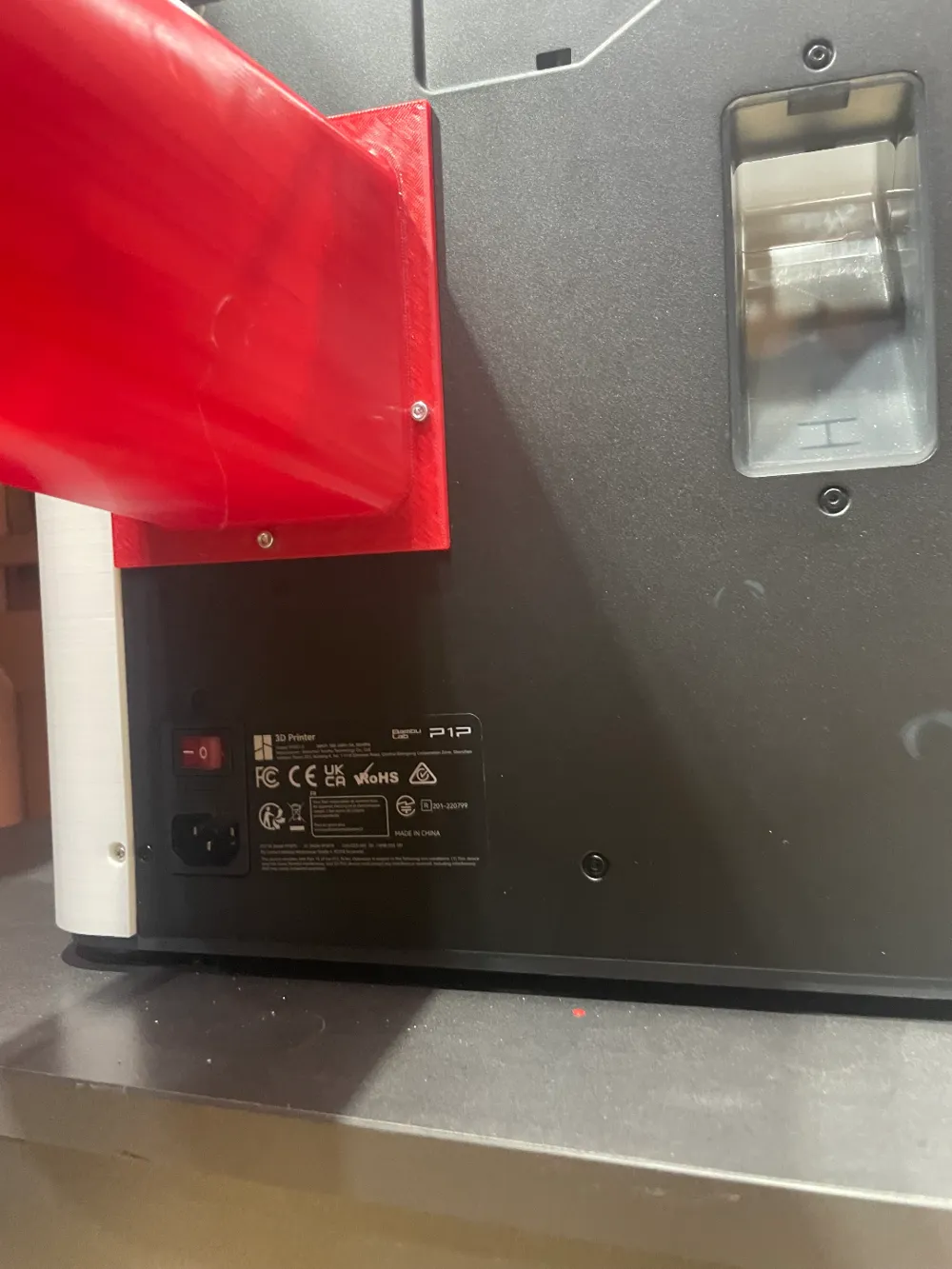 Huge fan exhaust for P1S or X1 by bonsay_x - MakerWorld