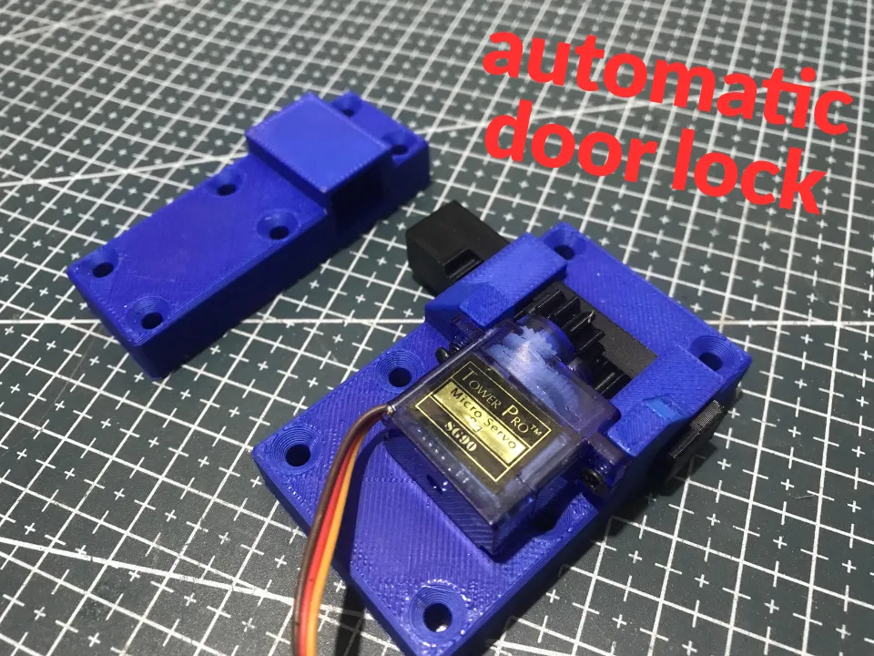 automatic door lock for diy projects - Free 3D Print Model - MakerWorld