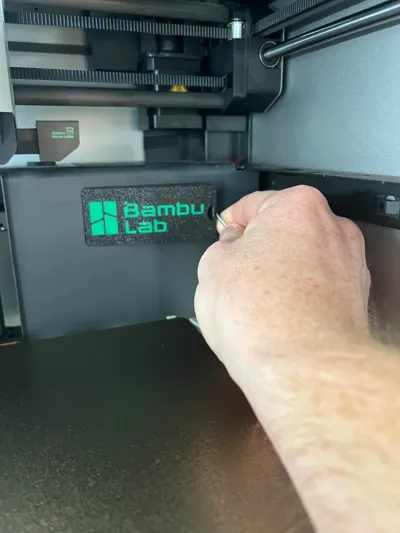 Bambu X1C / P1S / P1P Carbon Air Filter Cover with Logo by LemonArts ...