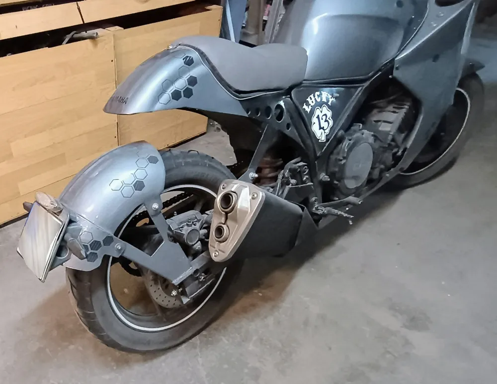 Motorcycle rear fender by GlazGarage - MakerWorld