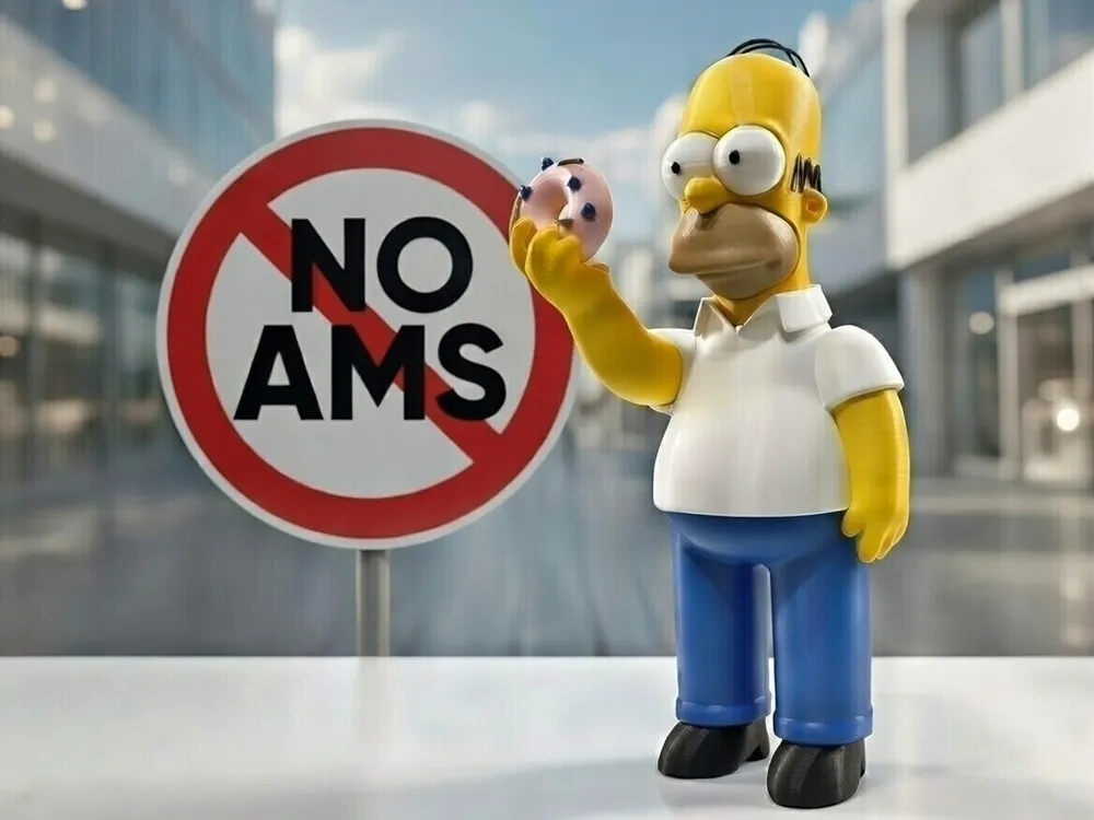 Homer Simpson - SIN AMS - - Modelo de impresión 3D gratuito - MakerWorld