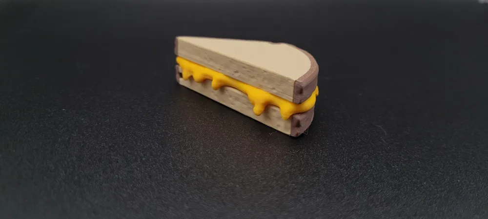 Grilled Cheese Clicky - Free 3D Print Model - MakerWorld