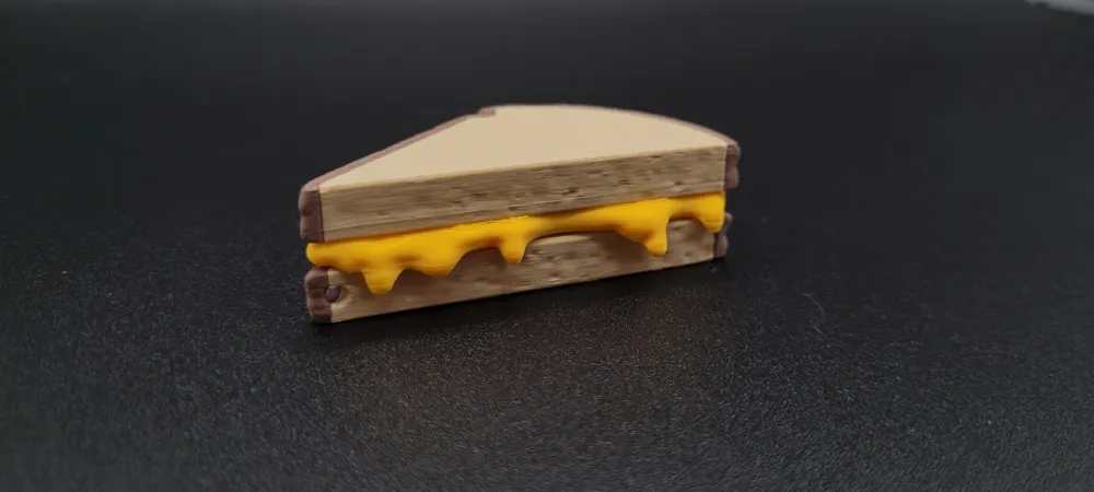 Grilled Cheese Clicky - Free 3D Print Model - MakerWorld